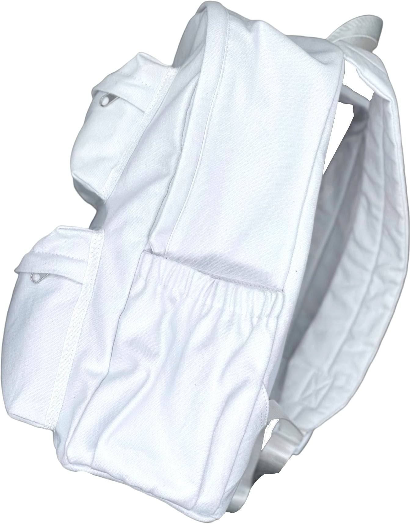 Double Pocket Canvas Backpack | Piggy Back Life – piggybacklife