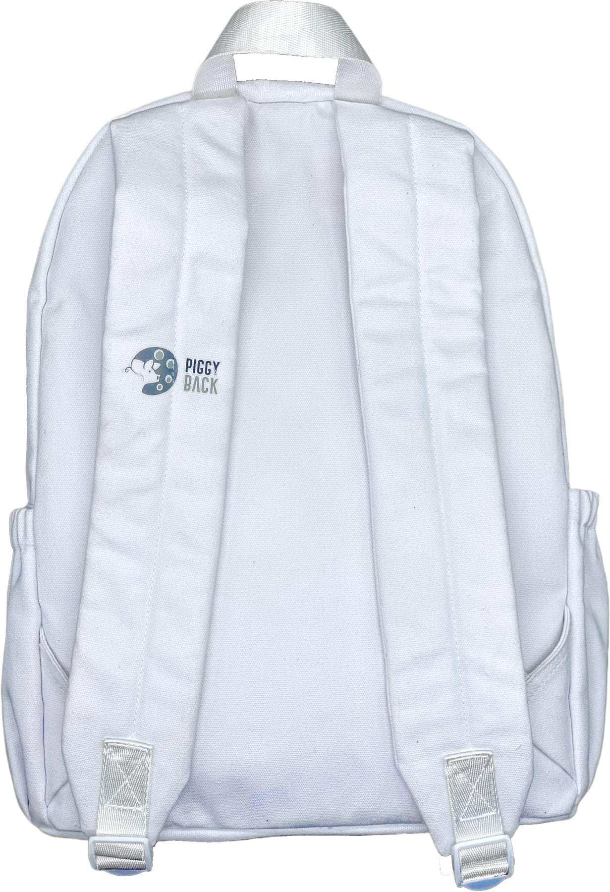 Double Pocket Canvas Backpack | Piggy Back Life – piggybacklife